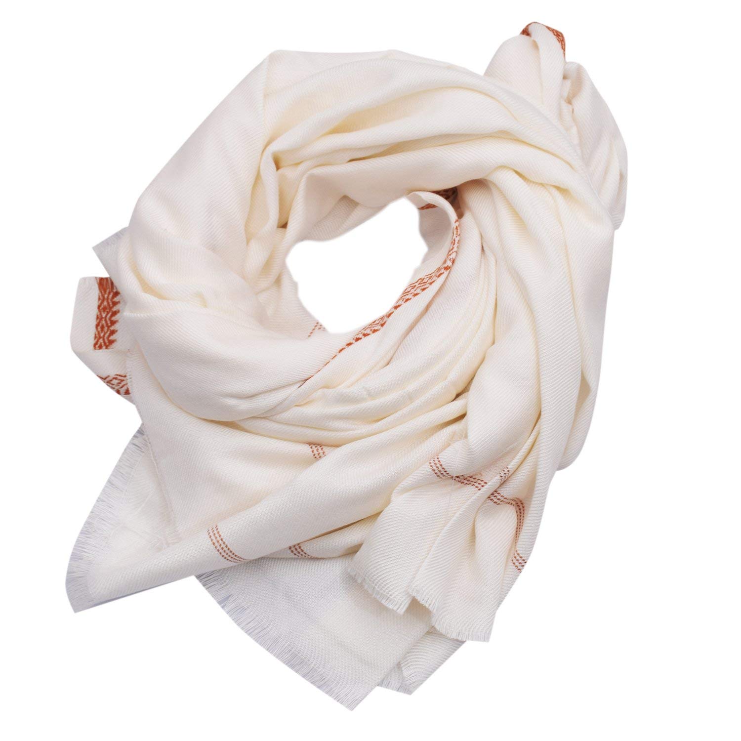 Bhagalpuri Ethnic Large Gamcha Towel Pure White – EthnicAlive