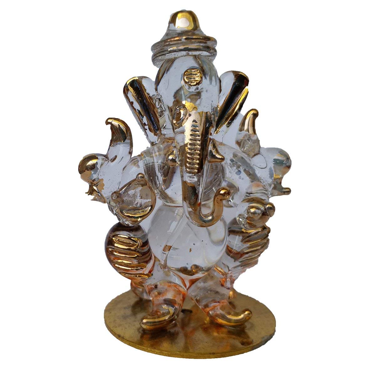 EthnicAlive Ganesh JEE in Crystal Transparent Both Side Finnshing ...